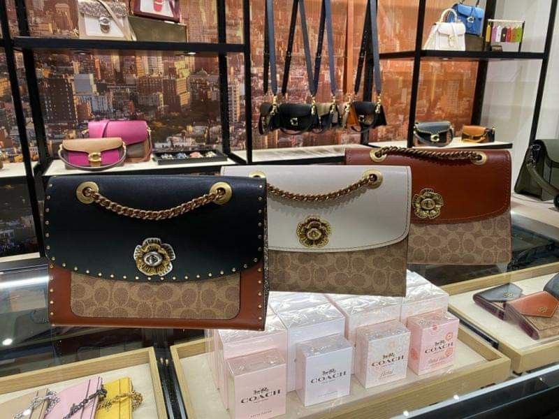 COACH PARKER 18 IN SIGNATURE CANVAS (COACH 34256), Luxury, Bags ...