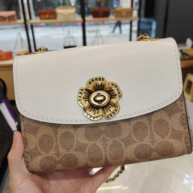 COACH PARKER 18 IN SIGNATURE CANVAS (COACH 34256), Luxury, Bags & Wallets on Carousell