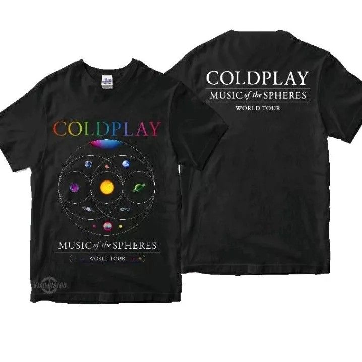 COLDPLAY music of the sphere world tour ts, Men's Fashion, Tops & Sets ...