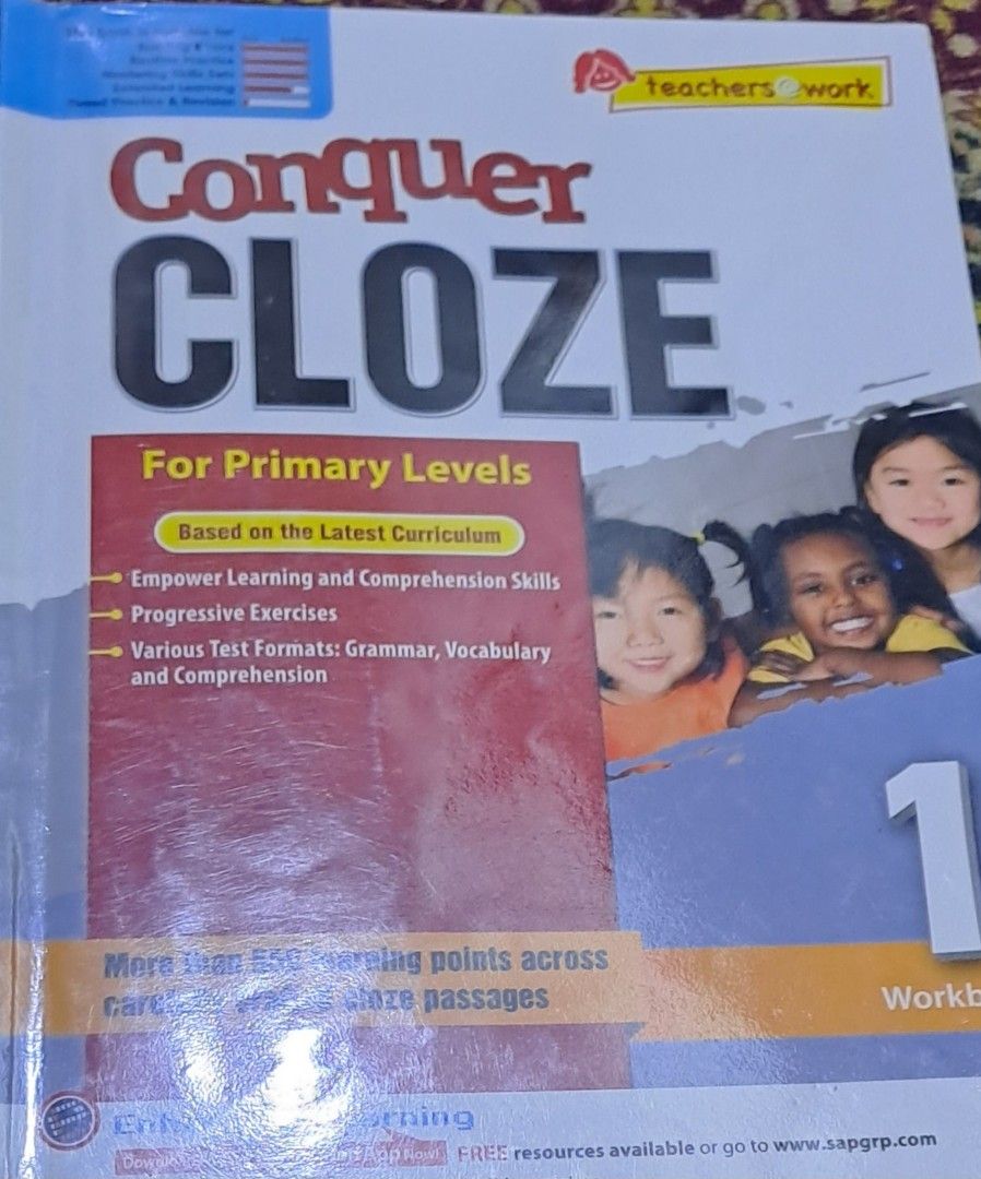 Conquer Cloze Workbook 1, Hobbies & Toys, Books & Magazines, Assessment ...