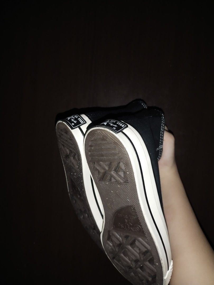 Converse CHUCK 70 HI Unisex Sneakers - Black, Women's Fashion, Footwear ...