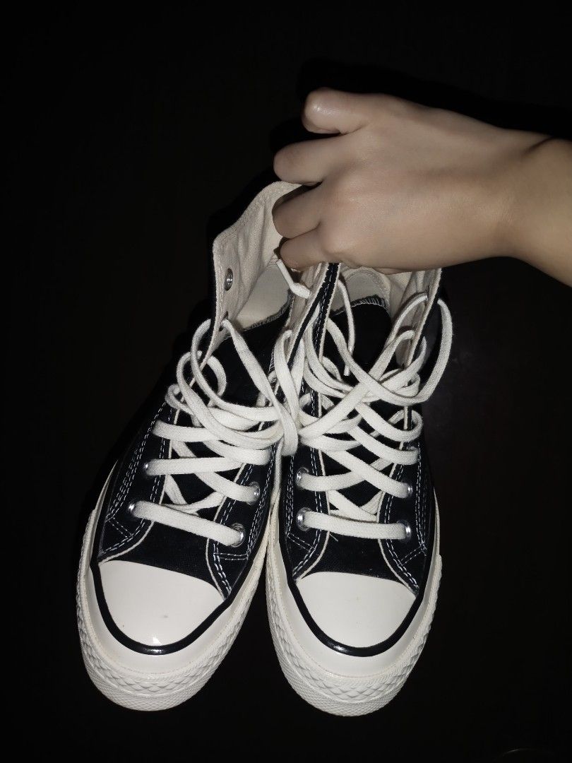 Converse CHUCK 70 HI Unisex Sneakers - Black, Women's Fashion, Footwear ...