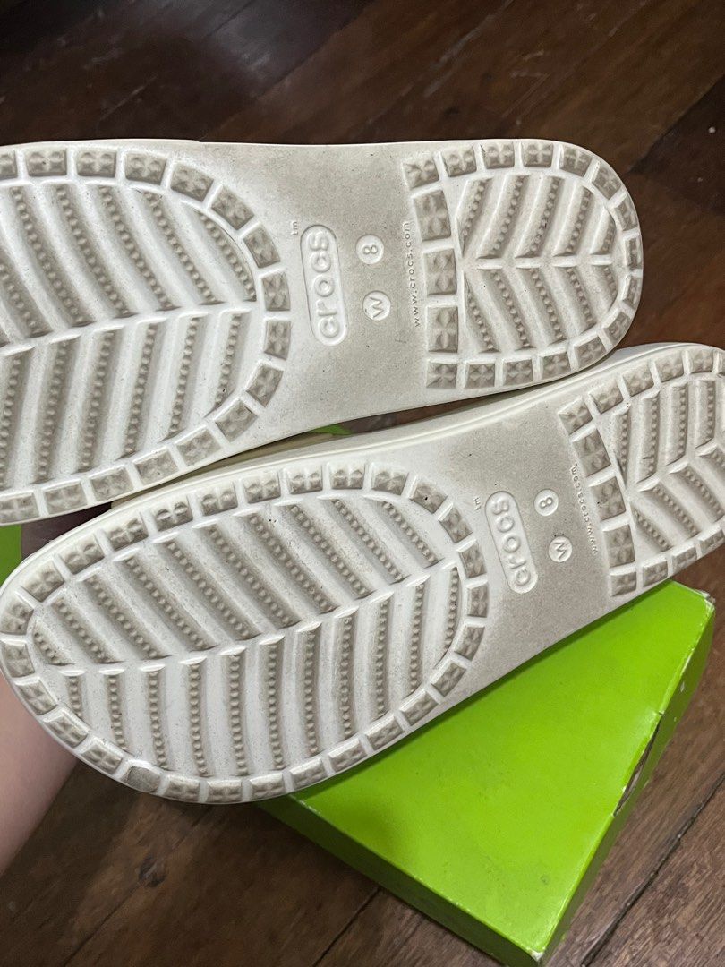 CROCS SLOANE METAL BLOOMS SLIDES, Women's Fashion, Footwear, Flats ...