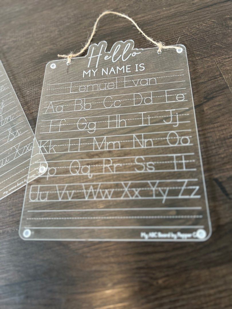 Customised writing board for kids, Hobbies & Toys, Stationery & Craft ...