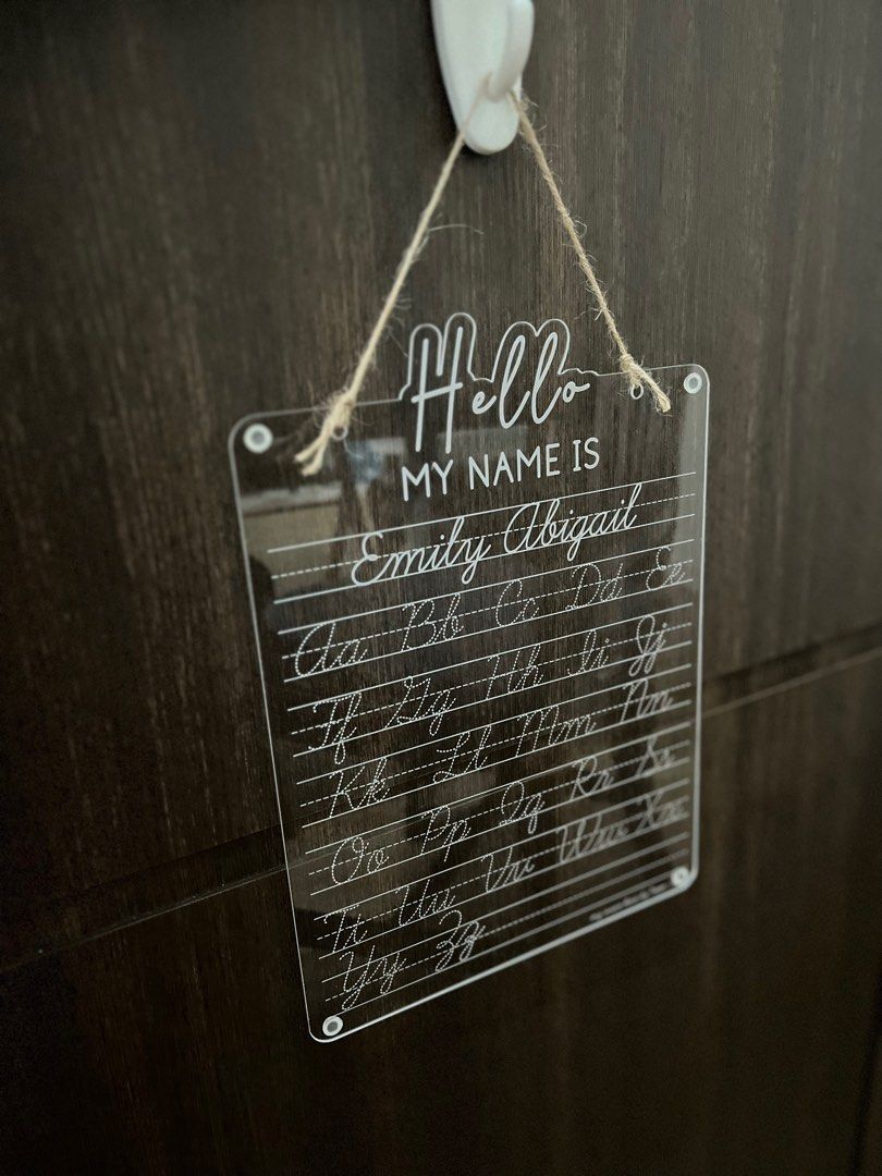 Customised writing board for kids, Hobbies & Toys, Stationery & Craft ...