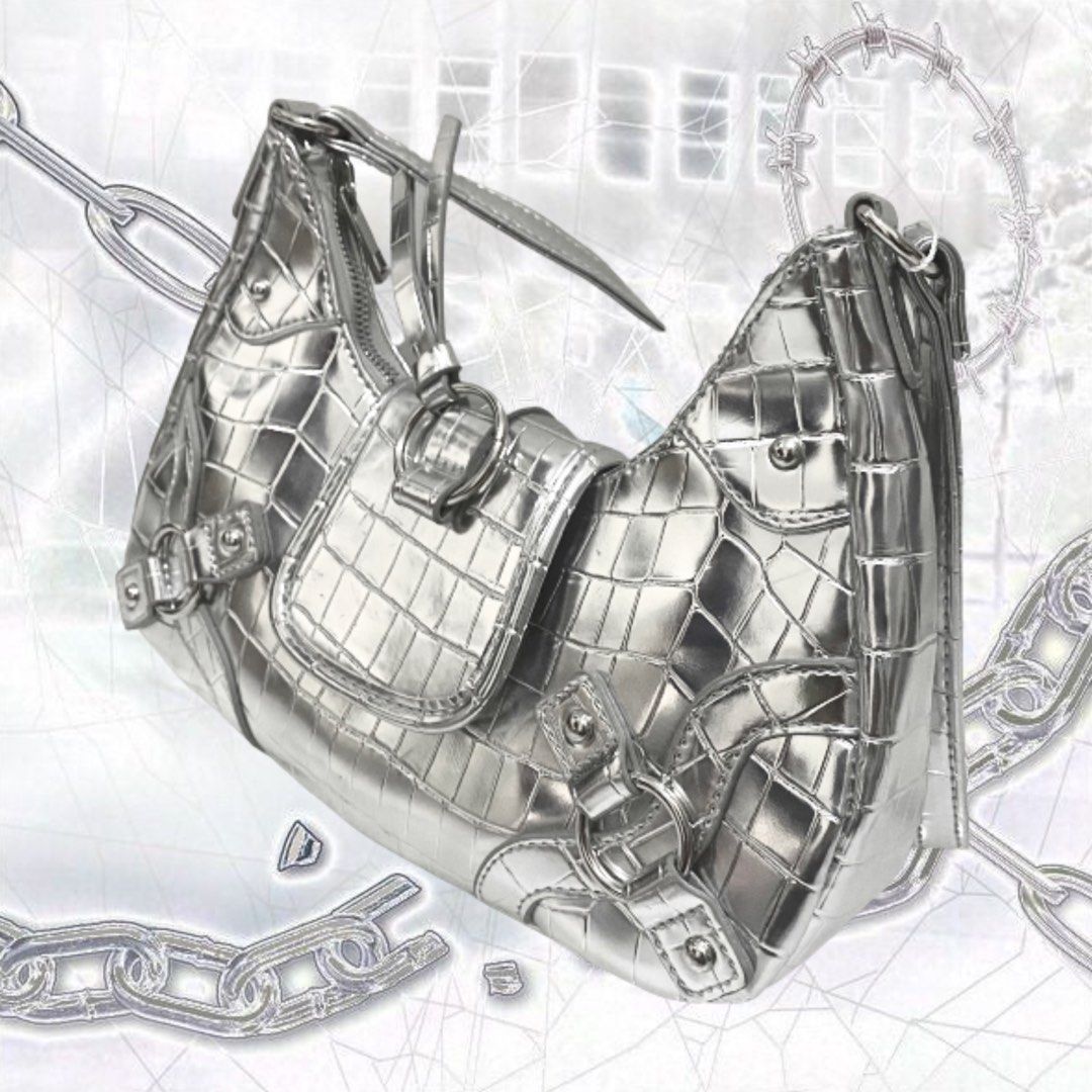 CYBERCORE METALLIC KILI BAG, Women's Fashion, Bags & Wallets, Shoulder ...