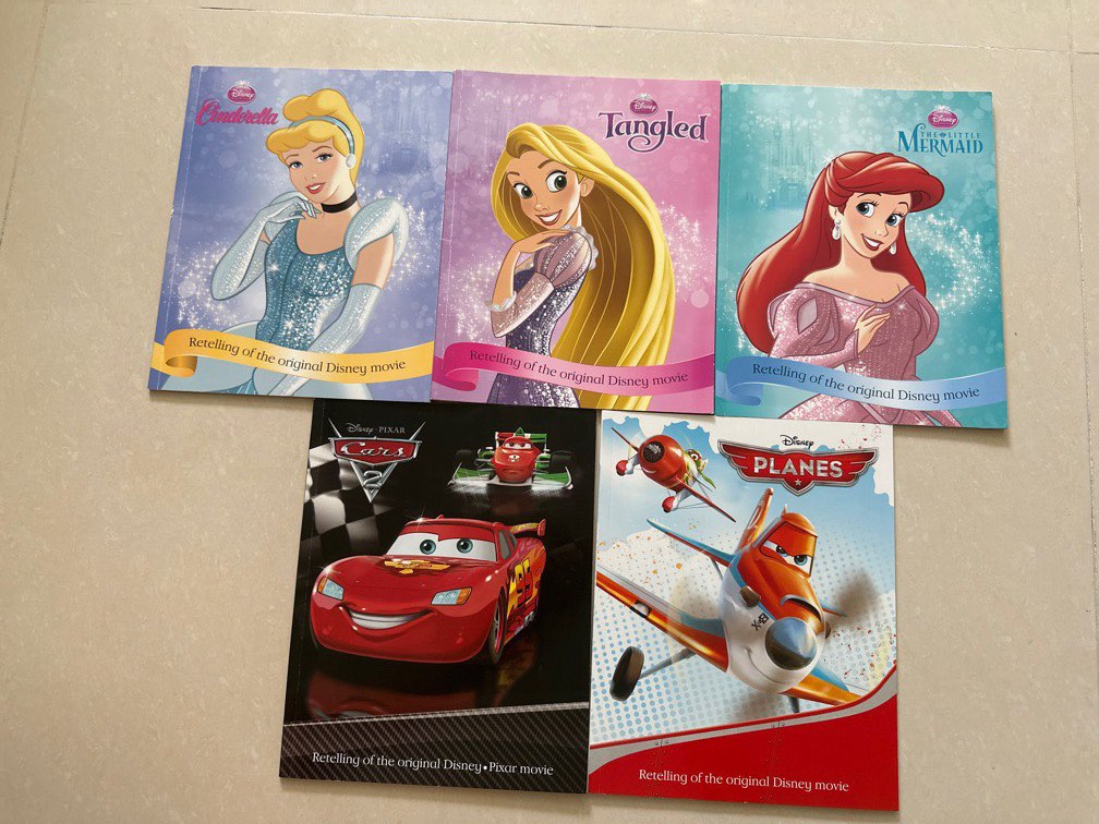 Disney retelling story set, 興趣及遊戲, 書本 & 文具, 兒童書籍 - Carousell