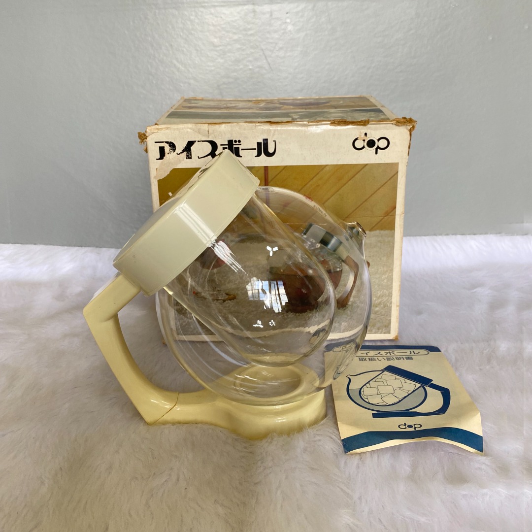 DOP Clear Glass Ice Ball Bowl Pot on Carousell