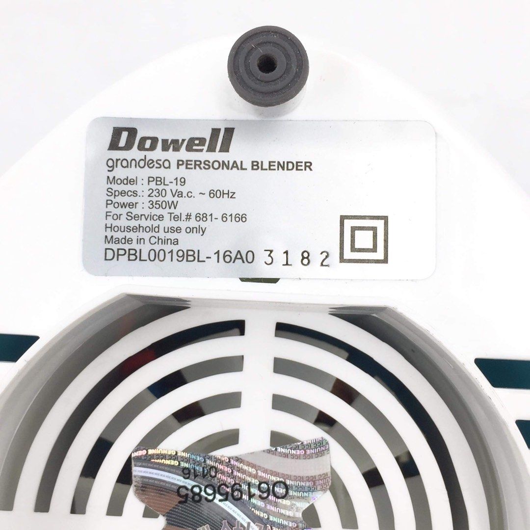 DOWELL Grandesa Personal Blender 220volts on Carousell
