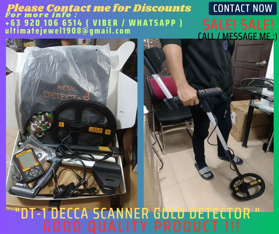 DT-1 DECCA SCANNER METAL AND GOLD DETECTOR - BRAND NEW AND EASY-TO-USE ...