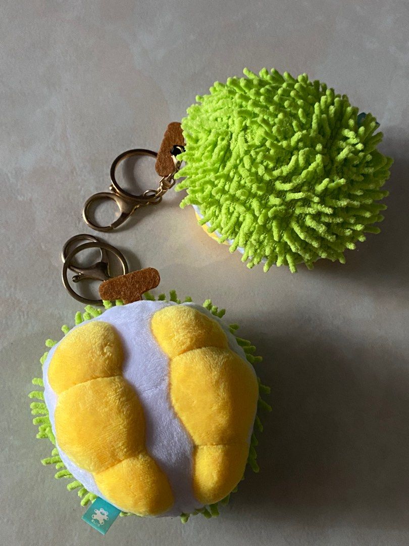 Durian keychain - Funclaw, Hobbies & Toys, Toys & Games on Carousell