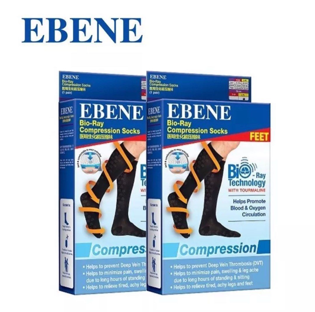 EBENE Bio-Ray Compression Socks, Beauty & Personal Care, Foot Care on ...
