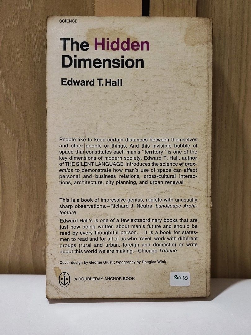 (ENG) The Hidden Dimension, Hobbies & Toys, Books & Magazines ...