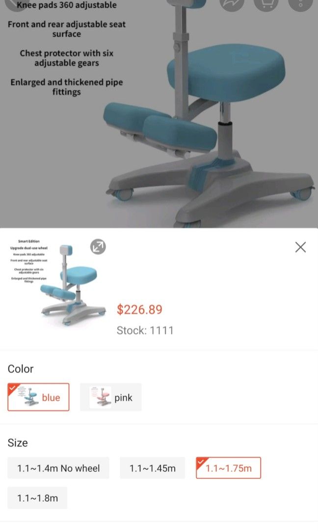 Ergonomic posture correction chair, Babies & Kids, Baby Nursery & Kids ...