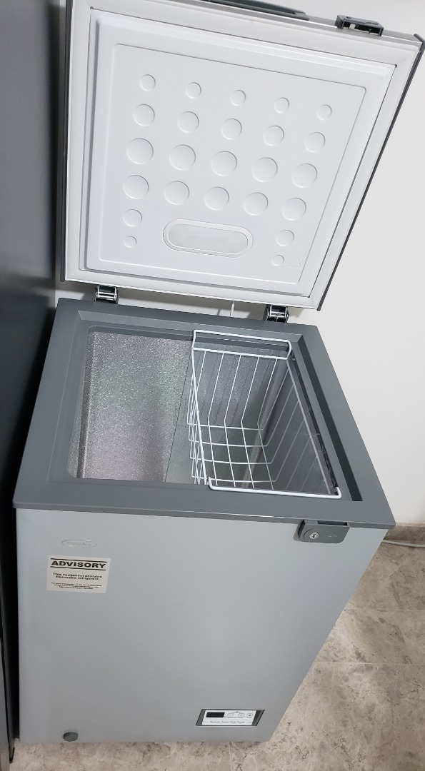 Europace EFZ6101T Compressor Chest Freezer (100L), TV & Home Appliances ...