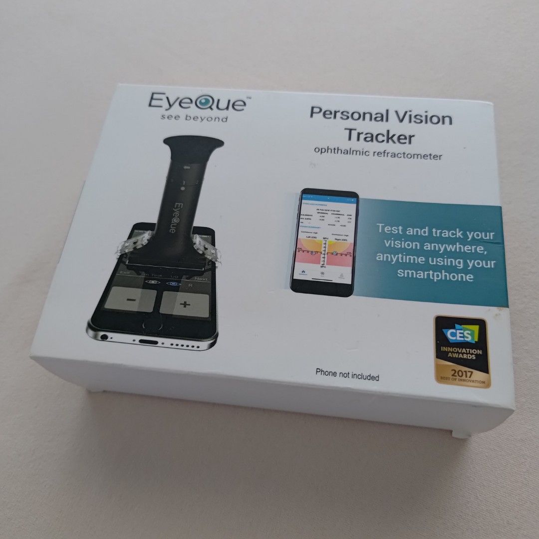 EyeQue Personal Vision Tracker, 健康及營養食用品, 健康監測儀和體重秤 - Carousell