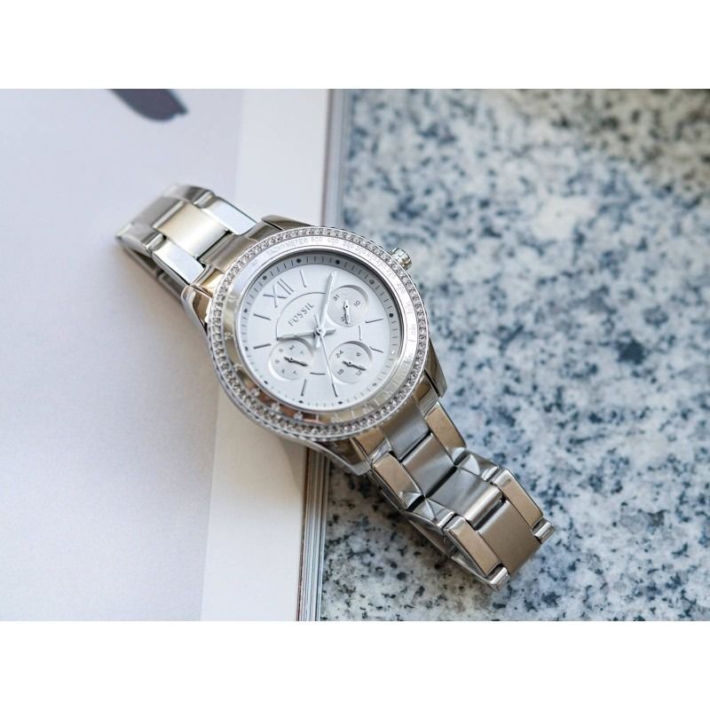Fossil ES5108 Stella Sport Multifunction Stainless Steel Analog Ladies ...