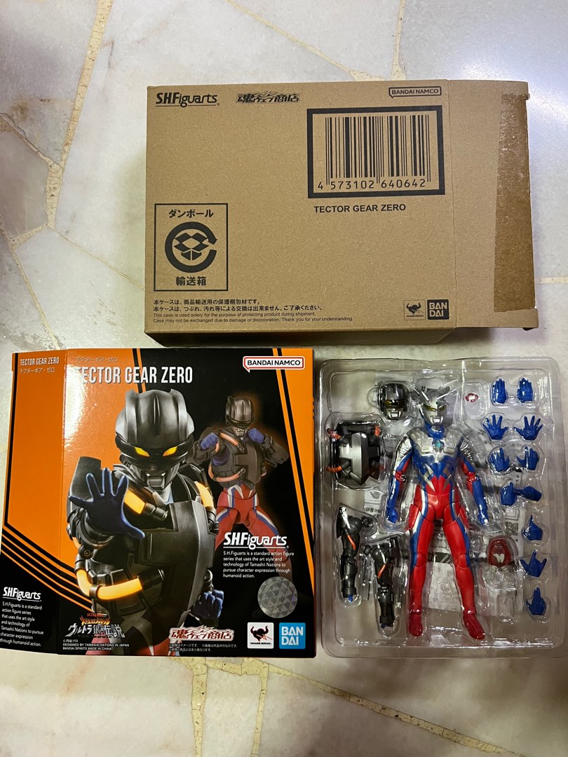 (FREE COURIER) SHF SH FIGUARTS ULTRAMAN ZERO TECTOR GEAR ZERO, Hobbies ...