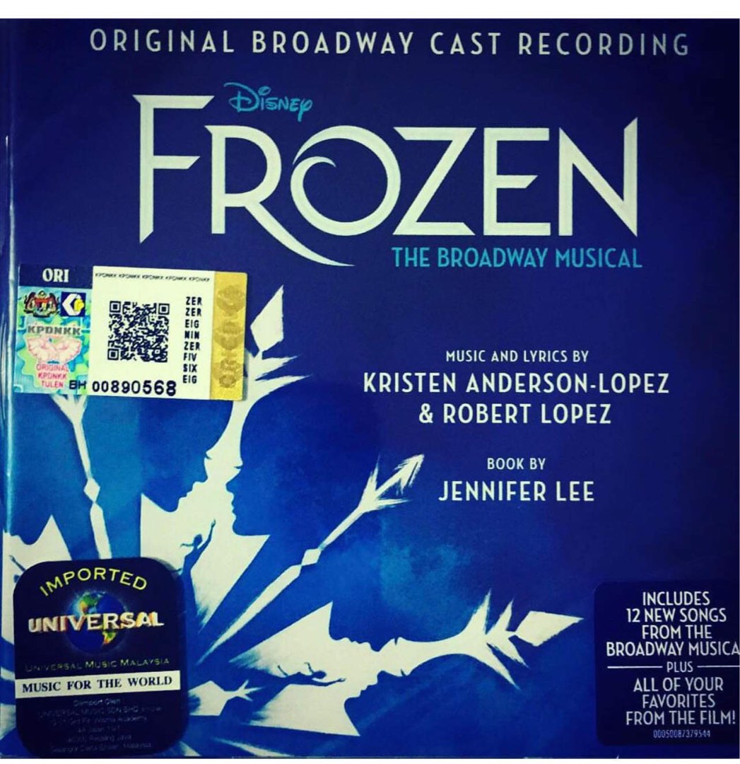 Frozen - CD, Hobbies & Toys, Music & Media, CDs & DVDs on Carousell