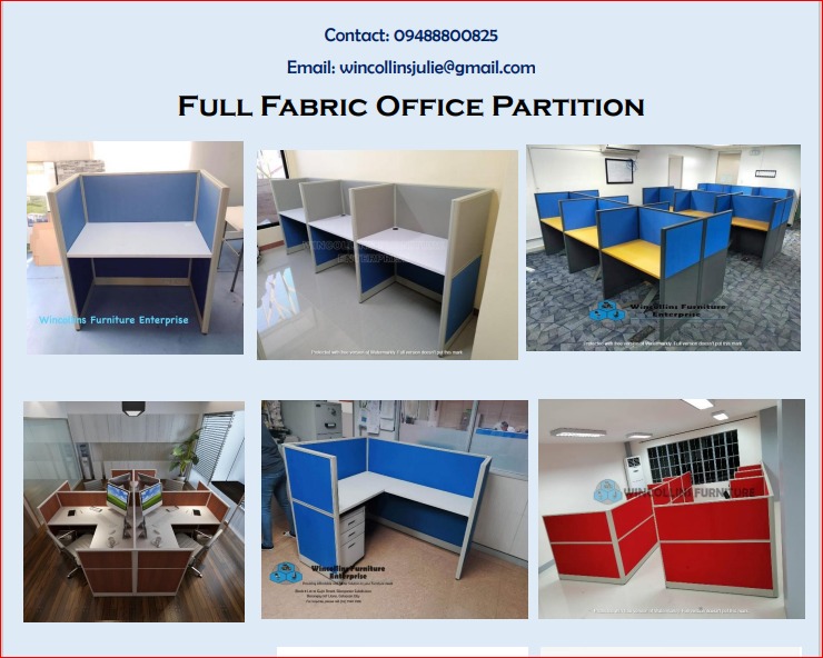 FULL FABRIC OFFICE PARTITION / CUBICLES on Carousell