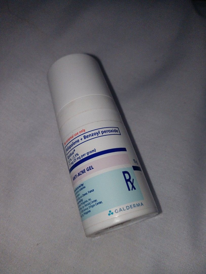 Galderma Adapalene + Benzoyl peroxide Anti-Acne Gel, Beauty & Personal ...