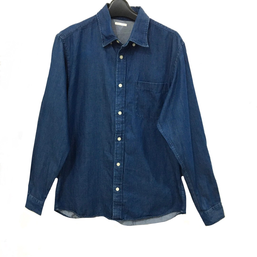 GU Mens By Uniqlo Cotton Longsleeve, Men's Fashion, Tops & Sets ...