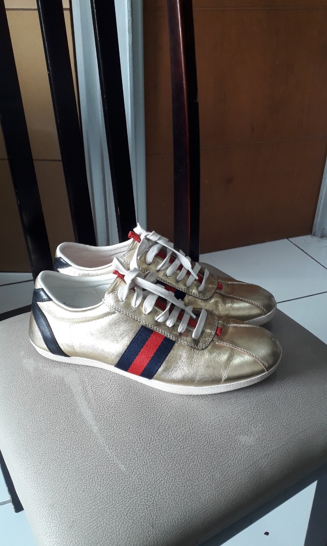gucci original kulit luar dalam, Fesyen Pria, Sepatu , Sneakers di ...