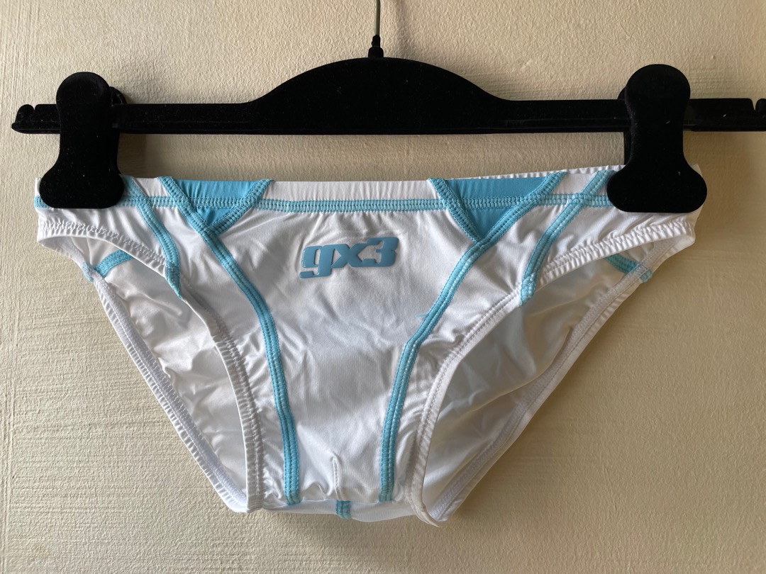 GX3 SPLASH NEON WHITE AND LIGHT BLUE BIKINI (Japan), Men's Fashion ...