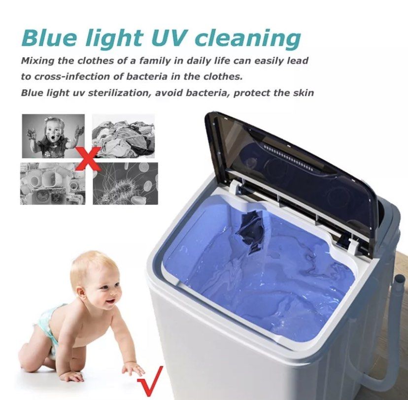 Hamle Washing Machine 8KG, TV & Home Appliances, Washing Machines and ...