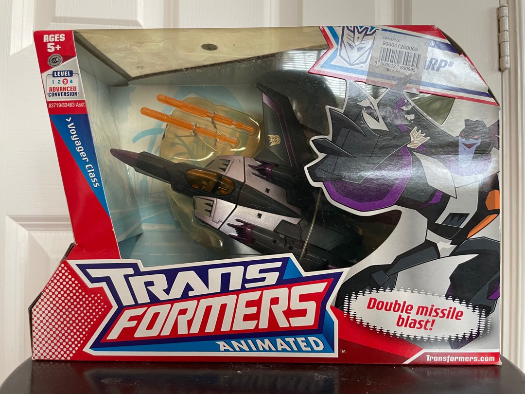 Hasbro Transformers Animated Voyager Class Skywarp Action Figure on ...