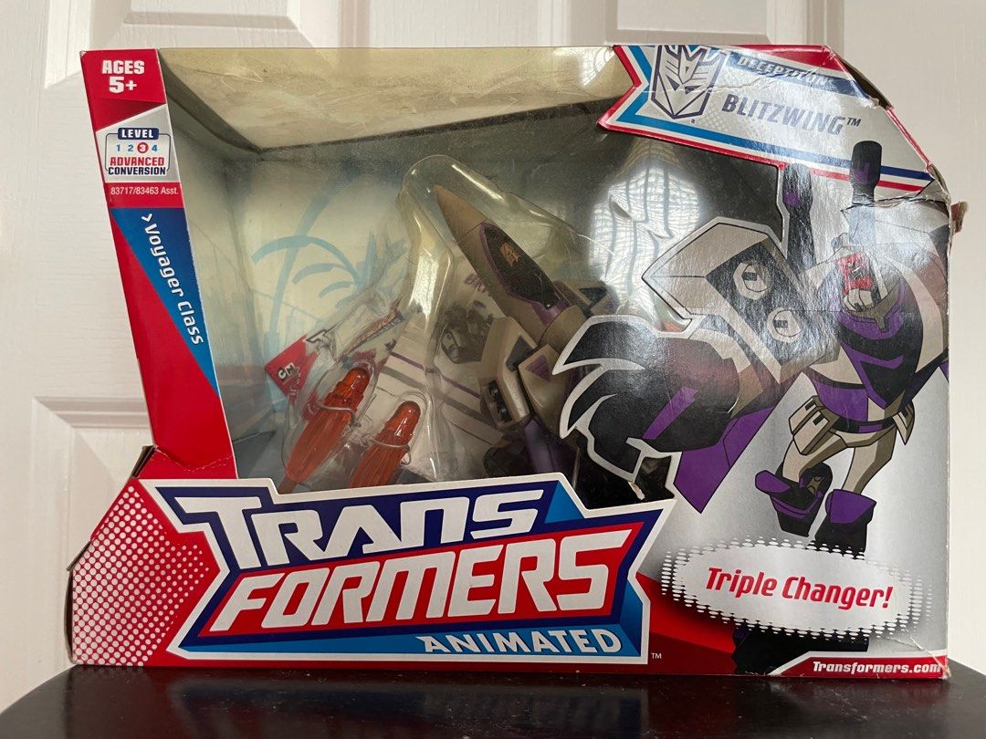 Hasbro Transformers Animated Voyager Class Blitzwing Action Figure ...
