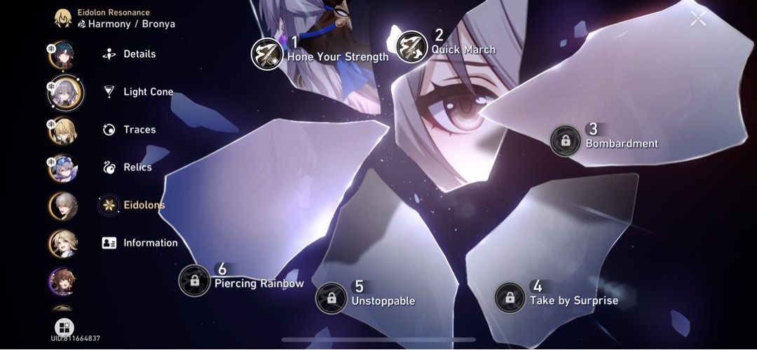 Honkai star rail E2 Bronya + Luocha + Blade + Silver wolf perfect team ...