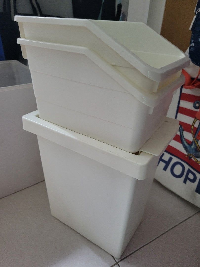 Ikea and daiso bins, Furniture & Home Living, Home Improvement ...