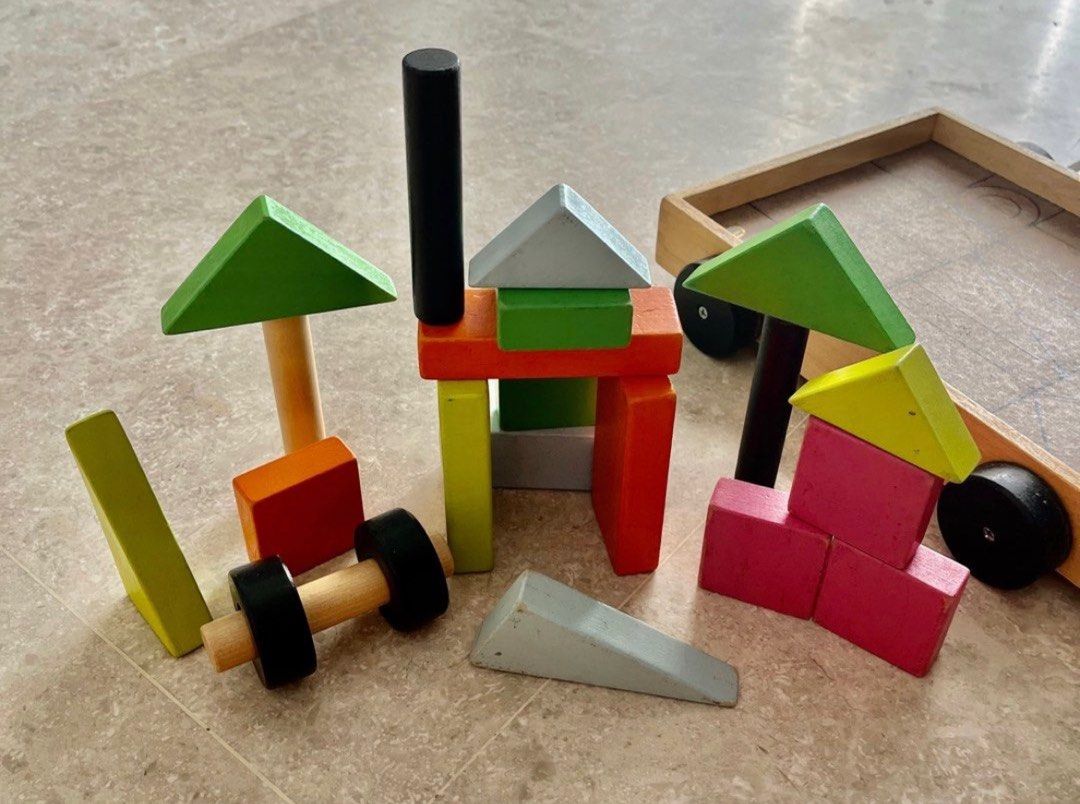 [IKEA] Wooden Blocks | Wooden Puzzles & Blocks, Hobbies & Toys, Toys ...
