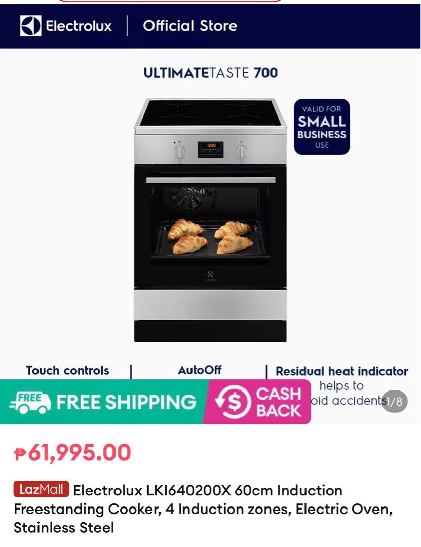 Induction cooktop with oven, TV & Home Appliances, Kitchen Appliances ...