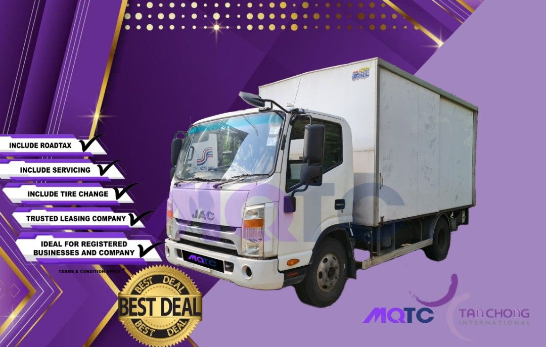 JAC 14 FOOTER TAILGATE BOX, Cars, Commercial Vehicles, Rentals on Carousell