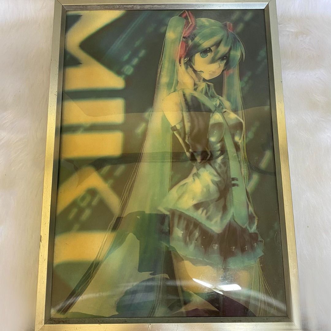 Japan Anime Miko 3D Wall Frame on Carousell