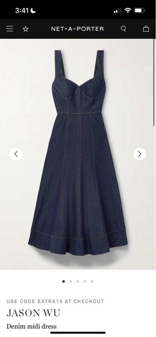 Jason Wu Womens Denim Dress with tag, Women's Fashion, Dresses & Sets ...