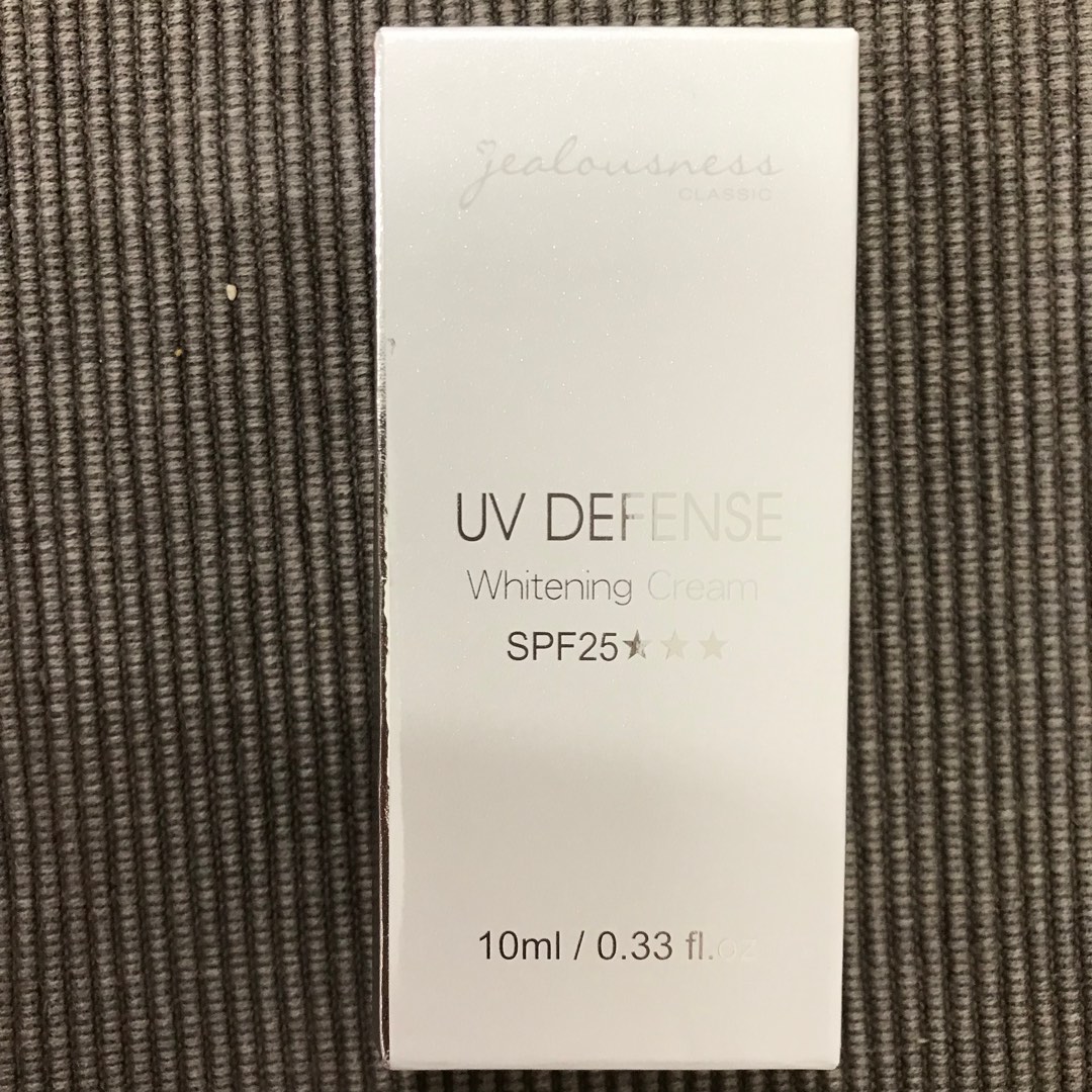 Jealousness UV Defense Whitening Cream SPF25, 10mL, Beauty & Personal Care, Face, Face Care on ...