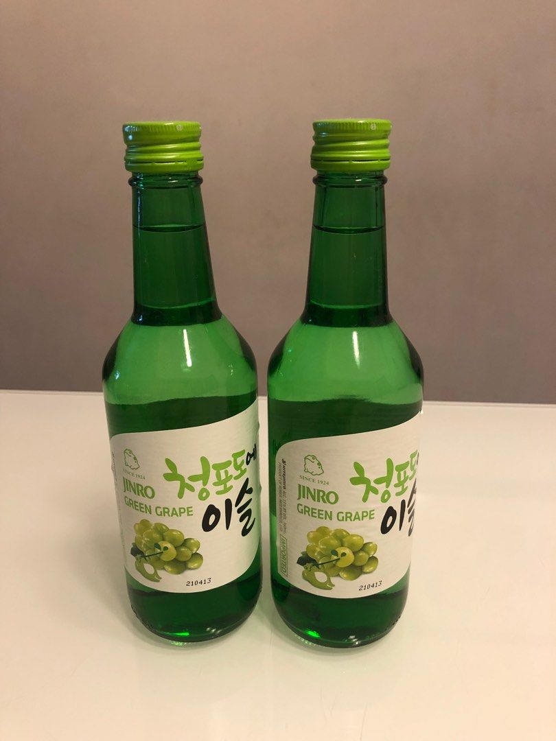 Jinro Soju Green Grape, Food & Drinks, Alcoholic Beverages on Carousell