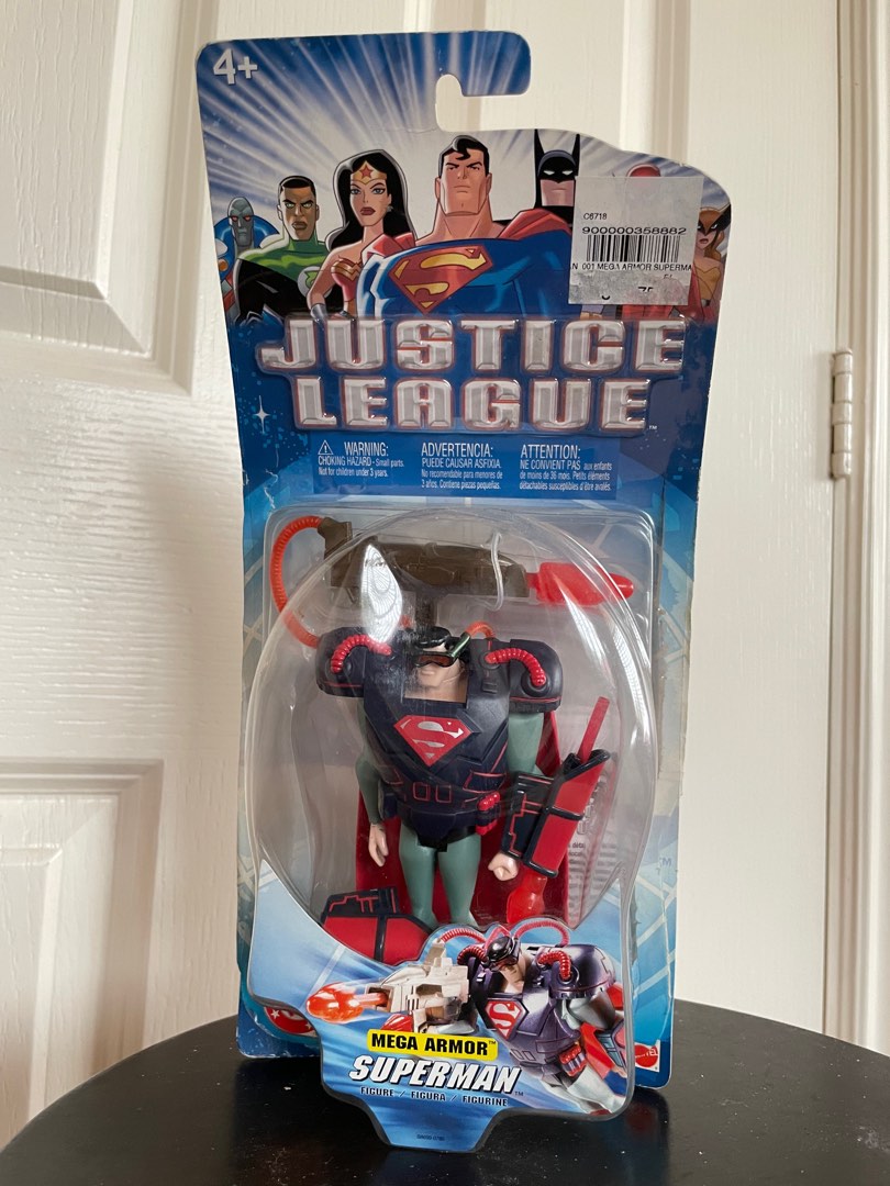Justice League Superman with Mega Armor Action Figure, Hobbies & Toys ...