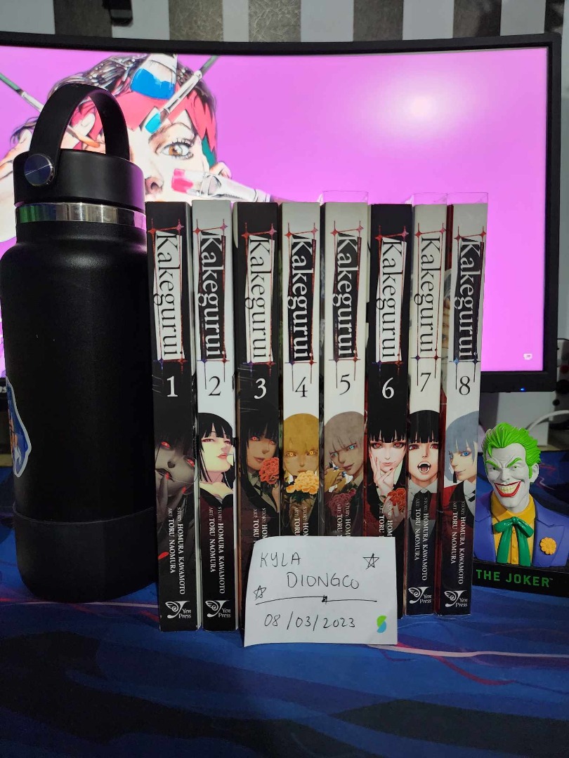 KAKEGURUI ENGLISH MANGA SET - VOLS 1-8, Hobbies & Toys, Books ...