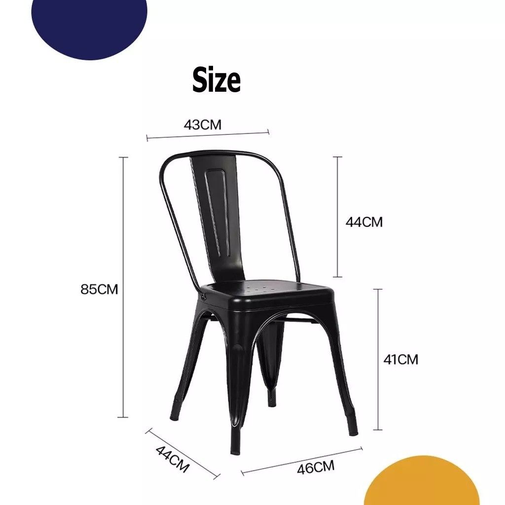 Kerusi Tolix Chair Metal Chair Kerusi Besi Kerusi Makan Kerusi Kafe ...