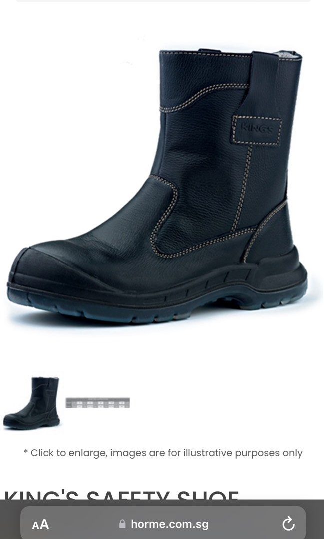 KINGS SAFETY SHOES KR805, Men's Fashion, Footwear, Boots on Carousell