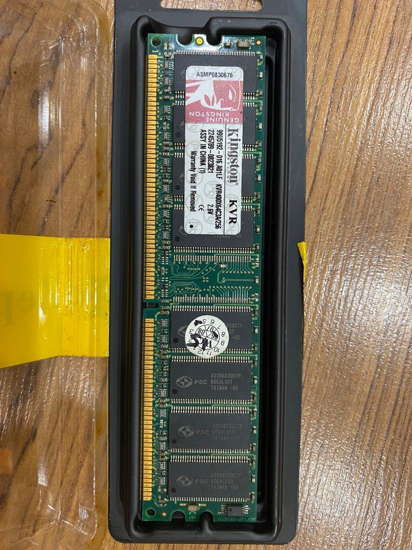Kingston Desktop RAM DDR 256mb, Computers & Tech, Parts & Accessories, Computer Parts on Carousell