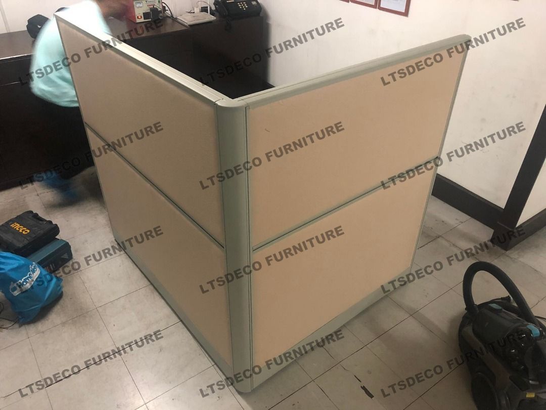 L TYPE TABLE MODULAR PARTITION OFFICE FURNITURE AND PARTITION ...