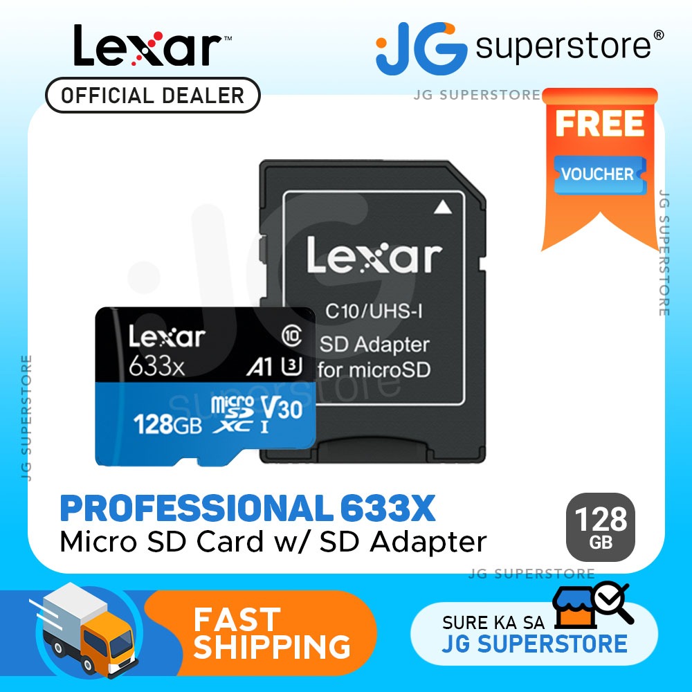Lexar 128GB High Performance Professional Micro SDXC Memory Card ...