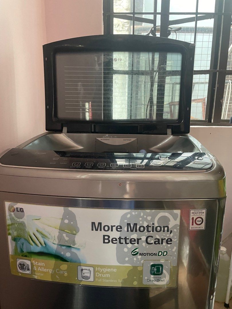 LG Inverter Direct Drive 12KG top load washing machine **NEEDS REPAIR ...