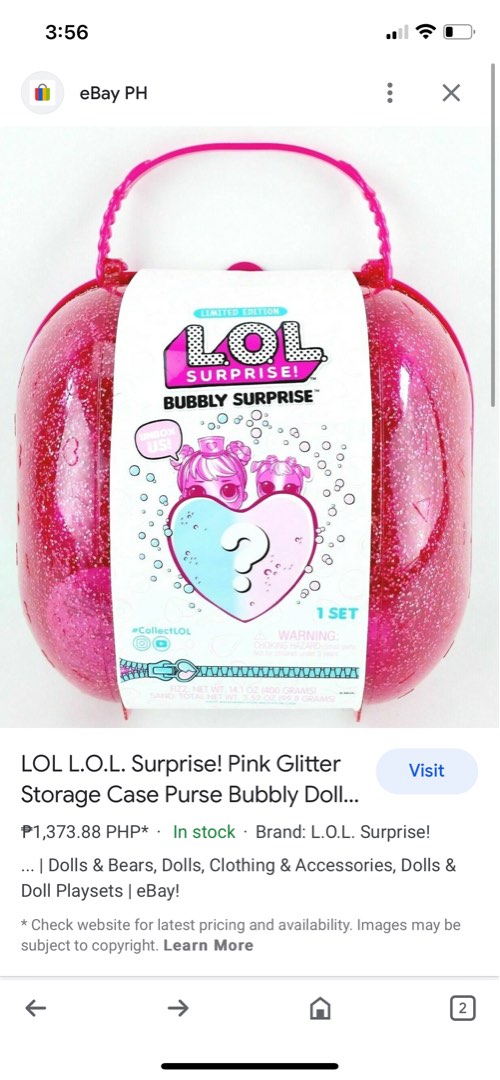 (LIMITED EDITION) LOL surprise Pink glitter storage case on Carousell