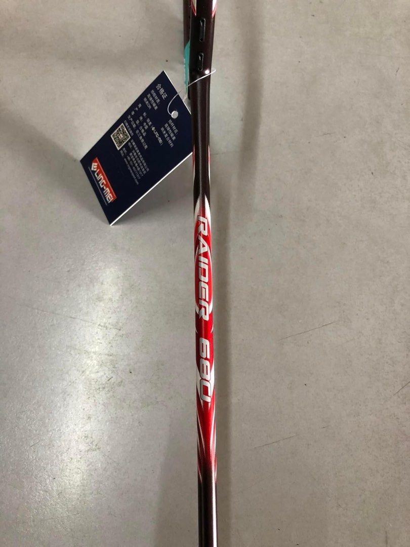 Ling Mei Raider 680 Racket, Sports Equipment, Sports & Games, Racket ...